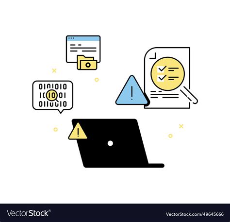 Software Developer And Finding Bugs Royalty Free Vector