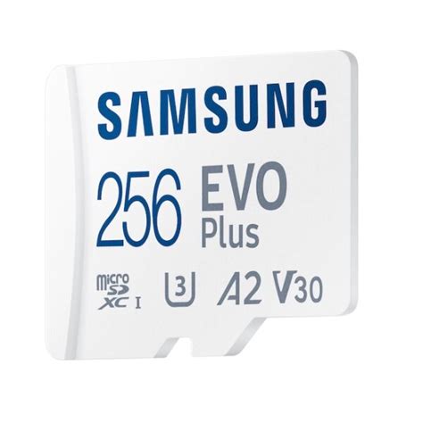 Samsung 256GB EVO Plus Micro SDXC With SD Adapter (130MBs) MIZE ...