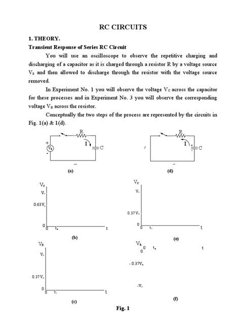 Pdf Rc And Rl Circuits Dokumentips