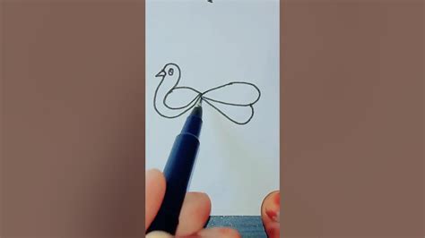 2 Picock ️ How To Draw Picock🦃 Art Shorts Youtube