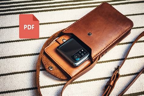 Выкройка Сумка-чехол Скачать В PDF Формате | M.Leather