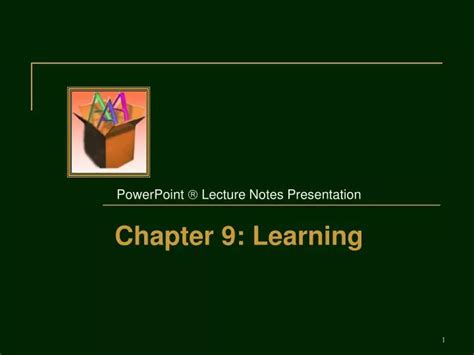 PPT PowerPoint Lecture Notes Presentation Chapter Learning