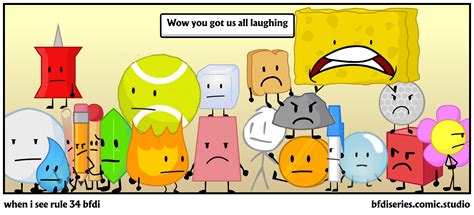 When I See Rule 34 Bfdi Comic Studio