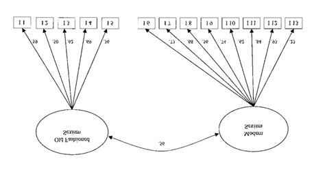 Standardized Factor Pattern Coefficients For Confirmatory Factor