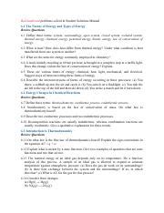 Understanding Energy And Thermodynamics Key Concepts And Course Hero