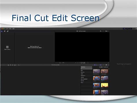 final cut editing basics full edit screen video