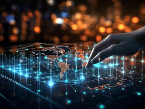 Premium Ai Image Digital Technologies Security Sms System Databases On Laptop Monitor