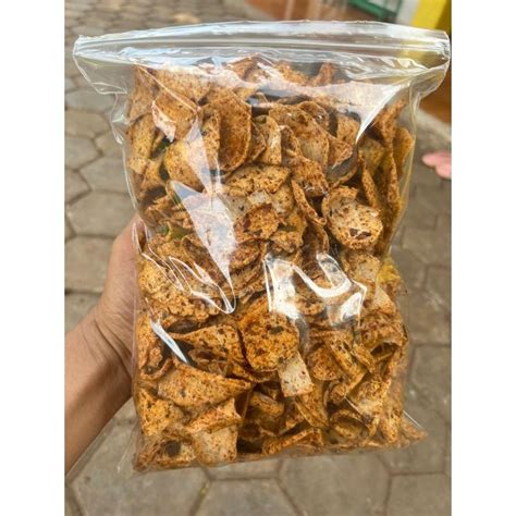 Jual Kripik Basreng Tipis Bulat 1 Kg Shopee Indonesia