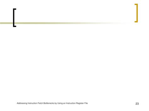 Ppt Addressing Instruction Fetch Bottlenecks By Using An Instruction
