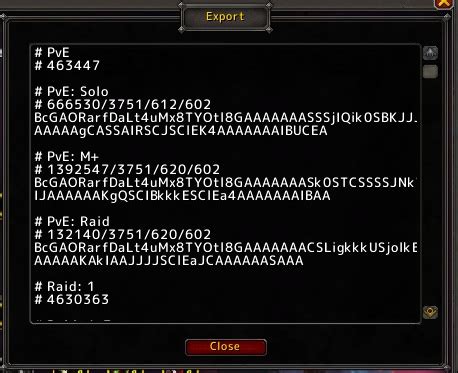 Talent Loadout Ex Gallery World Of Warcraft Addons CurseForge