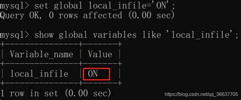 Mysql8使用load Data将数据文件入库mysql 8 Load Data Local Infile Csdn博客