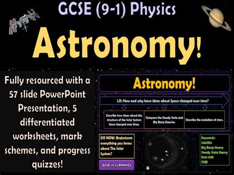 Astronomy Gcse Physics Bundle Teaching Resources