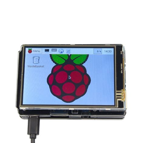 라즈베리파이 4b 3b 전용 gpio 타입 3 5인치 저항식 tft 터치스크린 액세서리 오픈소스 하드웨어 존 mcu