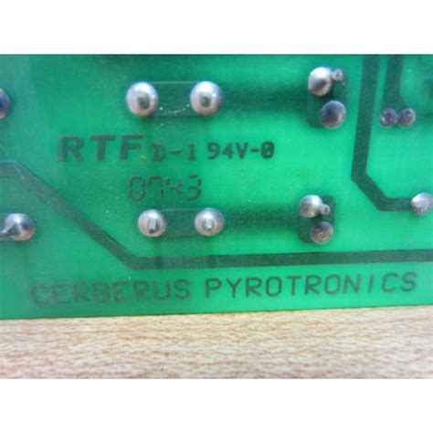Cerberus Pyrotronics Zc1 8b Zone Control Card Zc18b Parts Only Mara Industrial