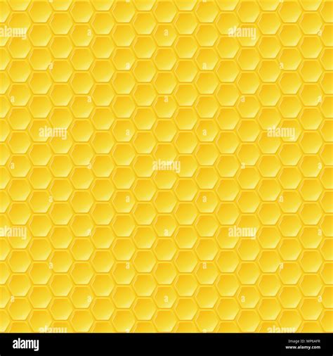 Honeycomb Background Seamless Hexagons Pattern Vector Illustration
