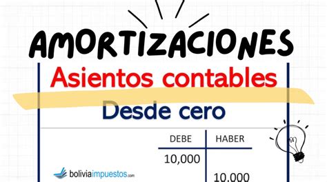 Tratamiento Contable De Las Amortizaciones