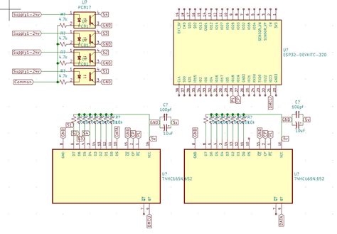 digital logic unable to read data from 74hc165 electrical
