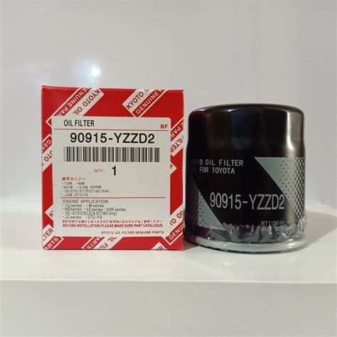 Toyota Oil Filter Innova Fortuner Hiace Hilux 90915 Yzzd2 Vic C 111
