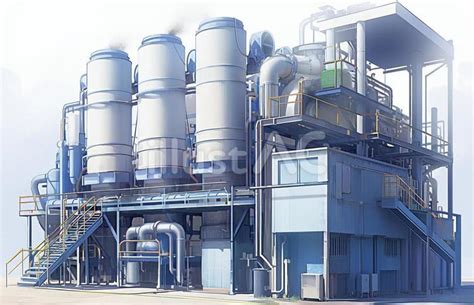 ごみ処理場イラスト No 24077763／無料イラストフリー素材なら「イラストac」