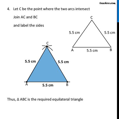 Question Construct An Equilateral Triangle Given Its Side