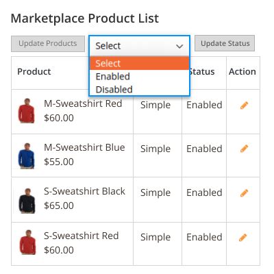 Magento Multi Vendor Bulk Edit Products Mass Attribute Update WebKul