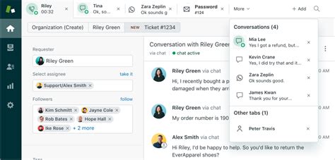 Using Ticket Tabs To Manage Conversations Zendesk Help