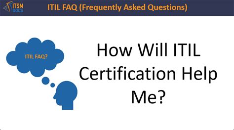 How Will Itil Certification Help Me Itsm Docs Itsm Documents And Templates