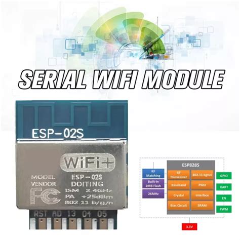Esp8285 Esp 02s Serial Port Wireless Wifi Transmission C9v9 8i9e T4s1 4 53 Picclick Au