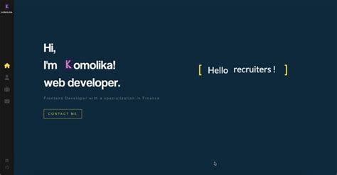 Komolika Kakrani On Linkedin React Frontend Portfoliowebsite