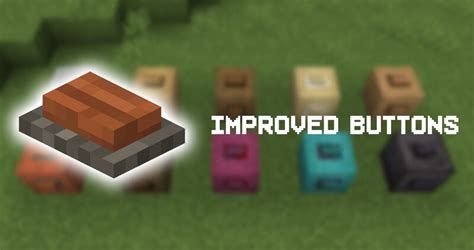 Improved Buttons 1 19 Minecraft Texture Pack