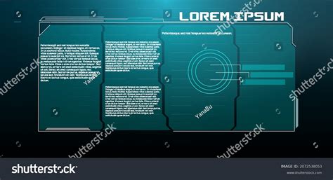 Hud Ui Gui Futuristic User Interface Stock Vector Royalty Free 2072538053 Shutterstock
