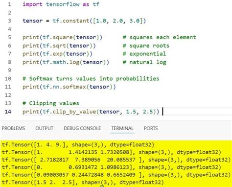 Basic Tensorflow Constructs Tensors And Operations