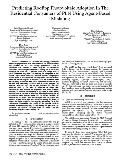 Predicting Rooftop Photovoltaic Adoption In The Residential Consumers