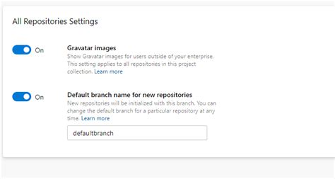 Org Level Default Branch Name For Repos In Azure Devops Daily Net Tips