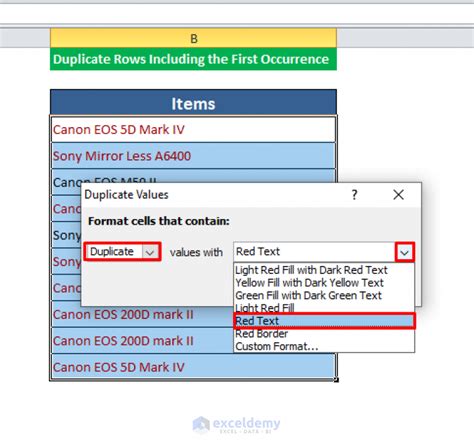 How To Highlight Duplicate Rows In Excel 3 Ways Exceldemy