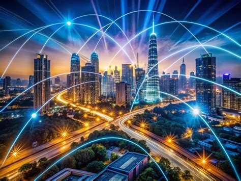 Visualizing The Future A Long Exposure Exploration Of A Smart Citys 5g Network And The Internet