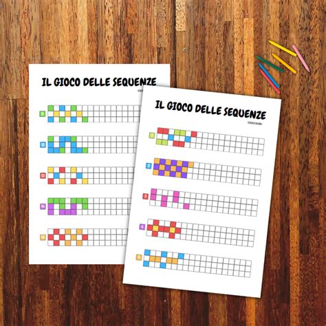 Giochi Logici E Matematici Le Sequenze Di Colori