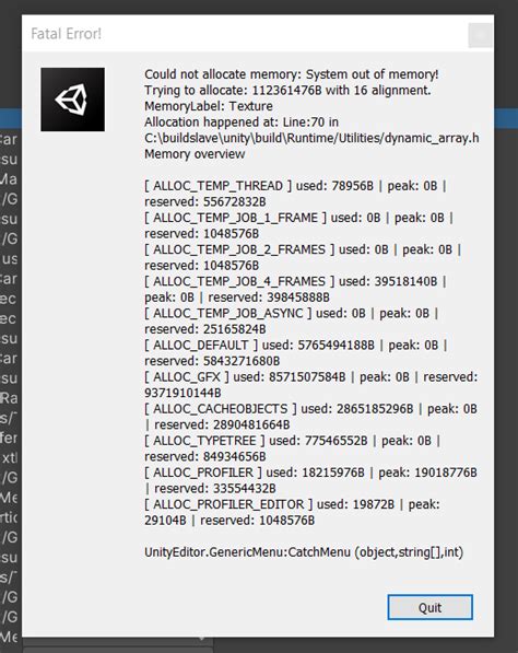 Addressables Build Crash Unity Engine Unity Discussions