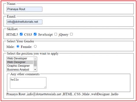 JQuery Change Event With Examples Dot Net Tutorials