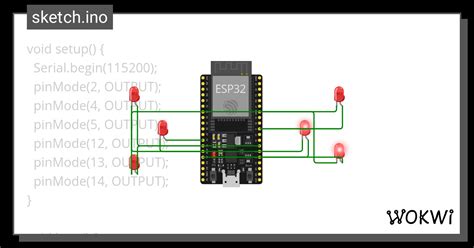 Wokwi ESP STM Arduino Simulator