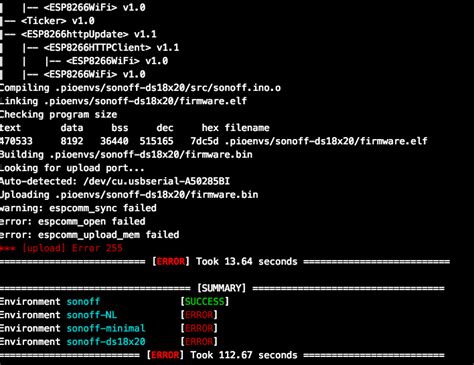 Error Tasmota Issue Arendst Tasmota GitHub