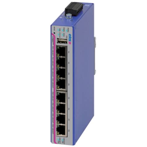 10 Port Managed Ethernet To Singlemode Fiber Optic Switch EL1000 4GM EKS