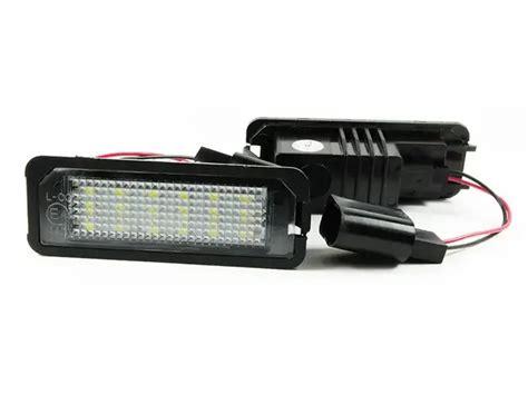 LED диодная подсветка номера, номерного знака Фольксваген Пассат Б5 Б6 ...