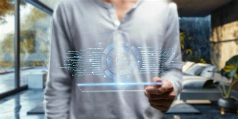 Premium Photo Futuristic Interface Of Smart Home Automation Assistant On A Virtual Screen