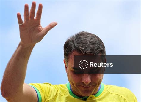Senator Flavio Bolsonaro Holds A Campaigns Rally Ahead Of The