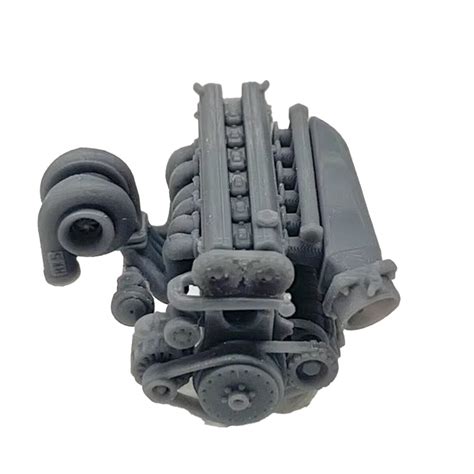 Mlsj 2jz Turbo 1 24 Mini 3d Printed Inline Four Cylinder Engine Model