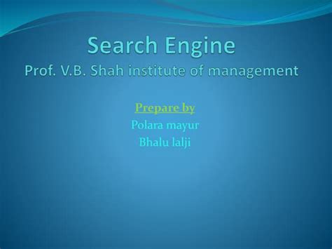 Search Engine Powerpoint Pptx