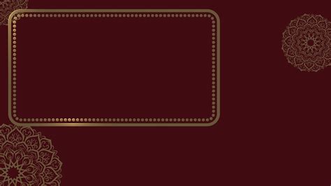 Simple Background Frame With Rotating Mandala Ornament 13616899 Stock