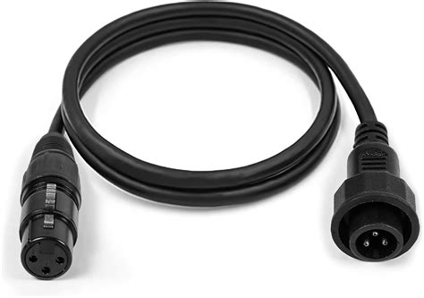 Holdlamp Waterproof Outdoor Stage Par Lights Dmx Output Extension Cable Black Dmx Holdlamp Waterproof Outdoor Stage Par Lights Dmx Output Extension Cable Black Dmx