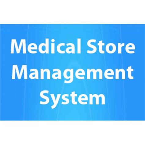 Medical Store Management System